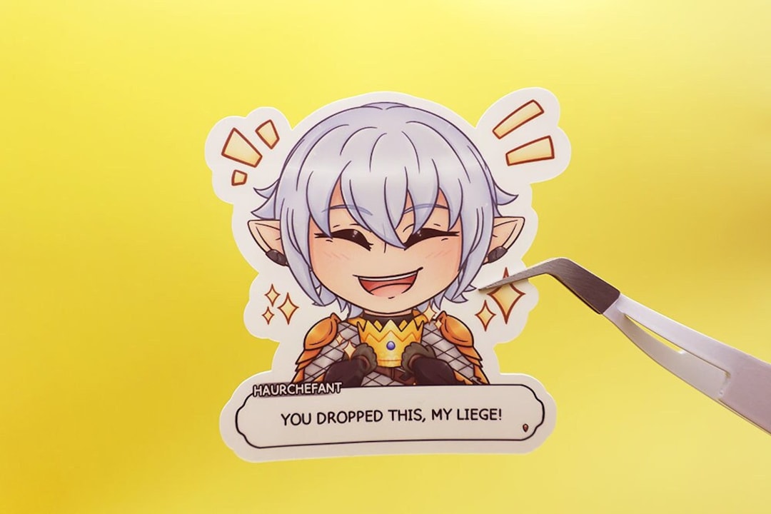 FFXIV Haurchefant Chibi Sticker - Etsy