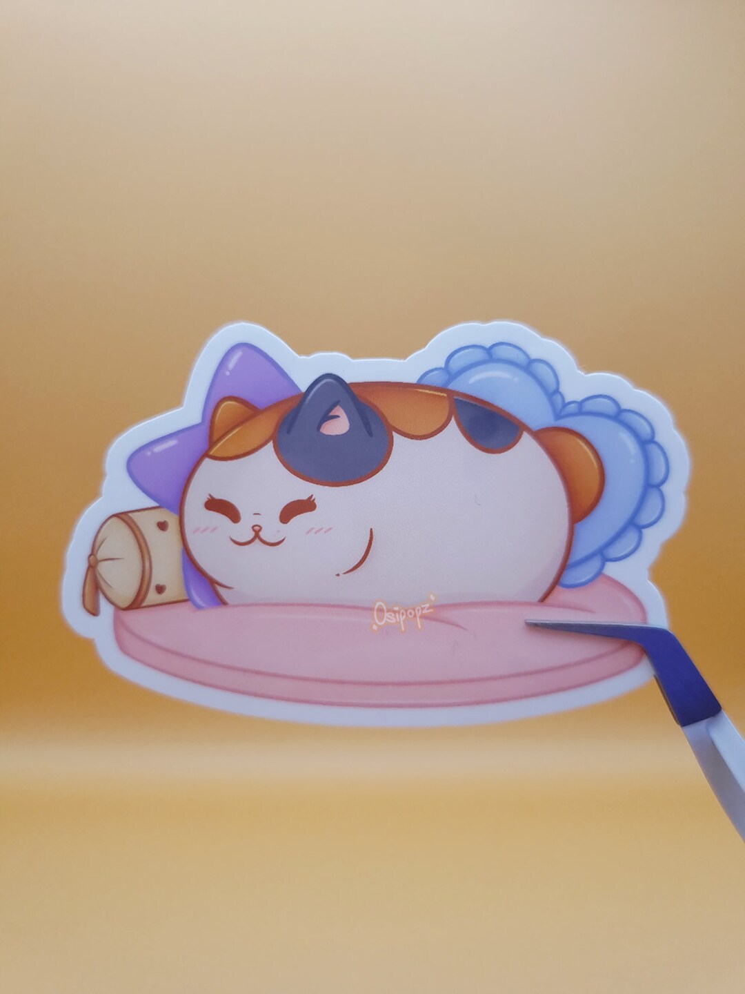 FFXIV Comfy Fat Cat Sticker - Etsy