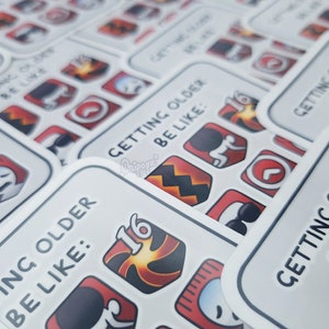 FFXIV Real Life Debuffs Sticker - Etsy