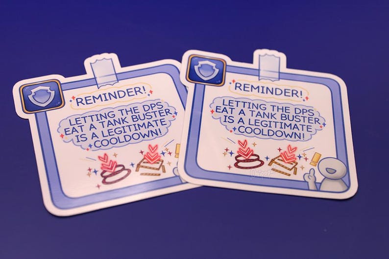 FFXIV Job Role Reminder Note Sticker - Etsy