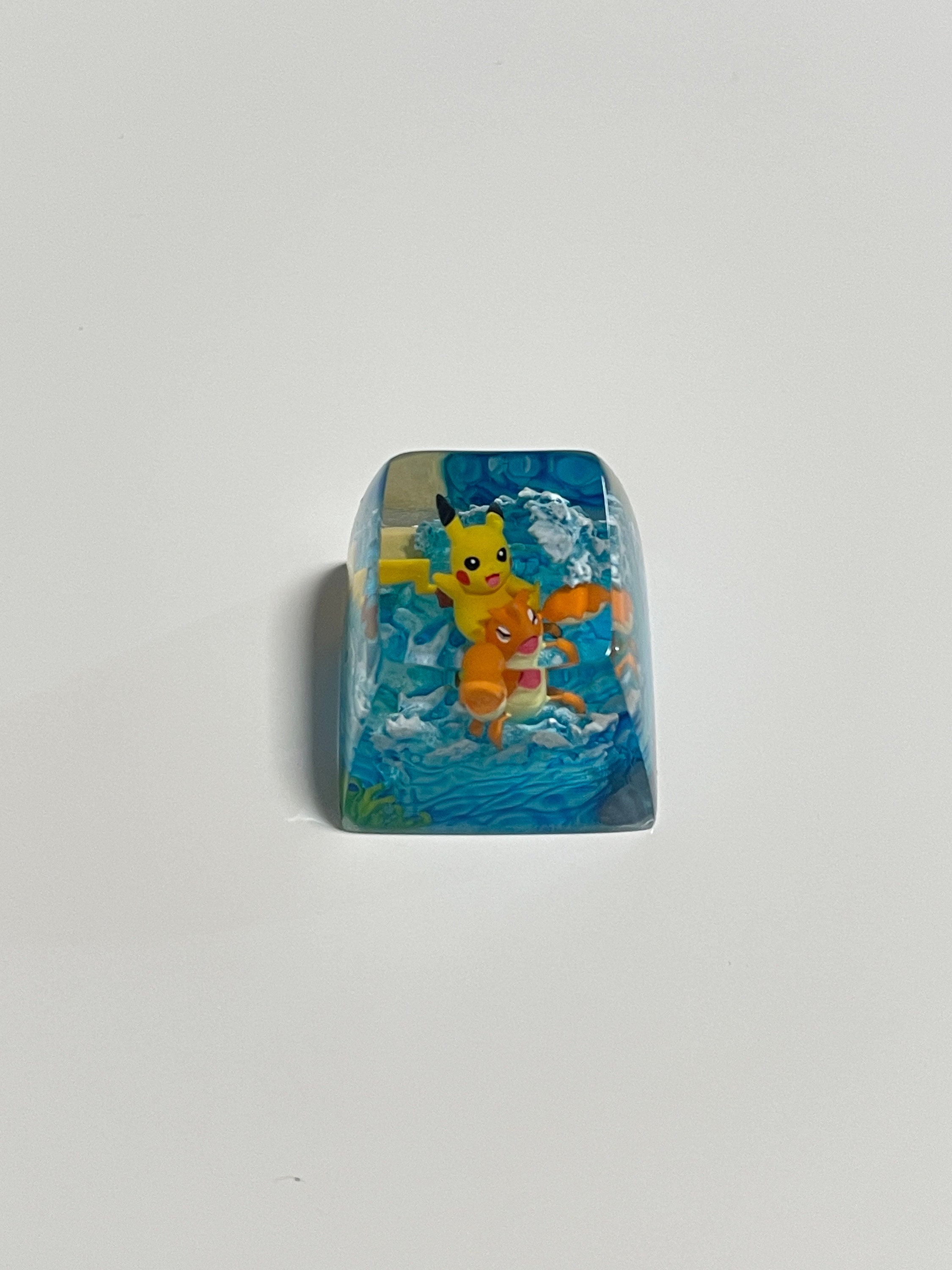 Pikachu X Corphish,341,pokemon Keycap - Etsy