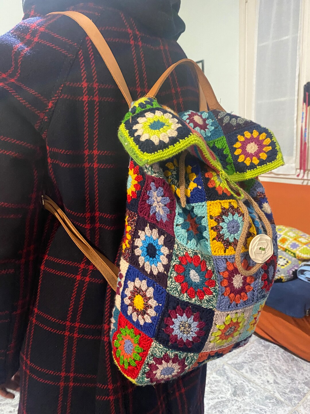 Crochet Backpack - Etsy
