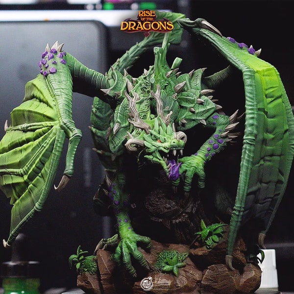 Miniature Forest Dragon - Etsy