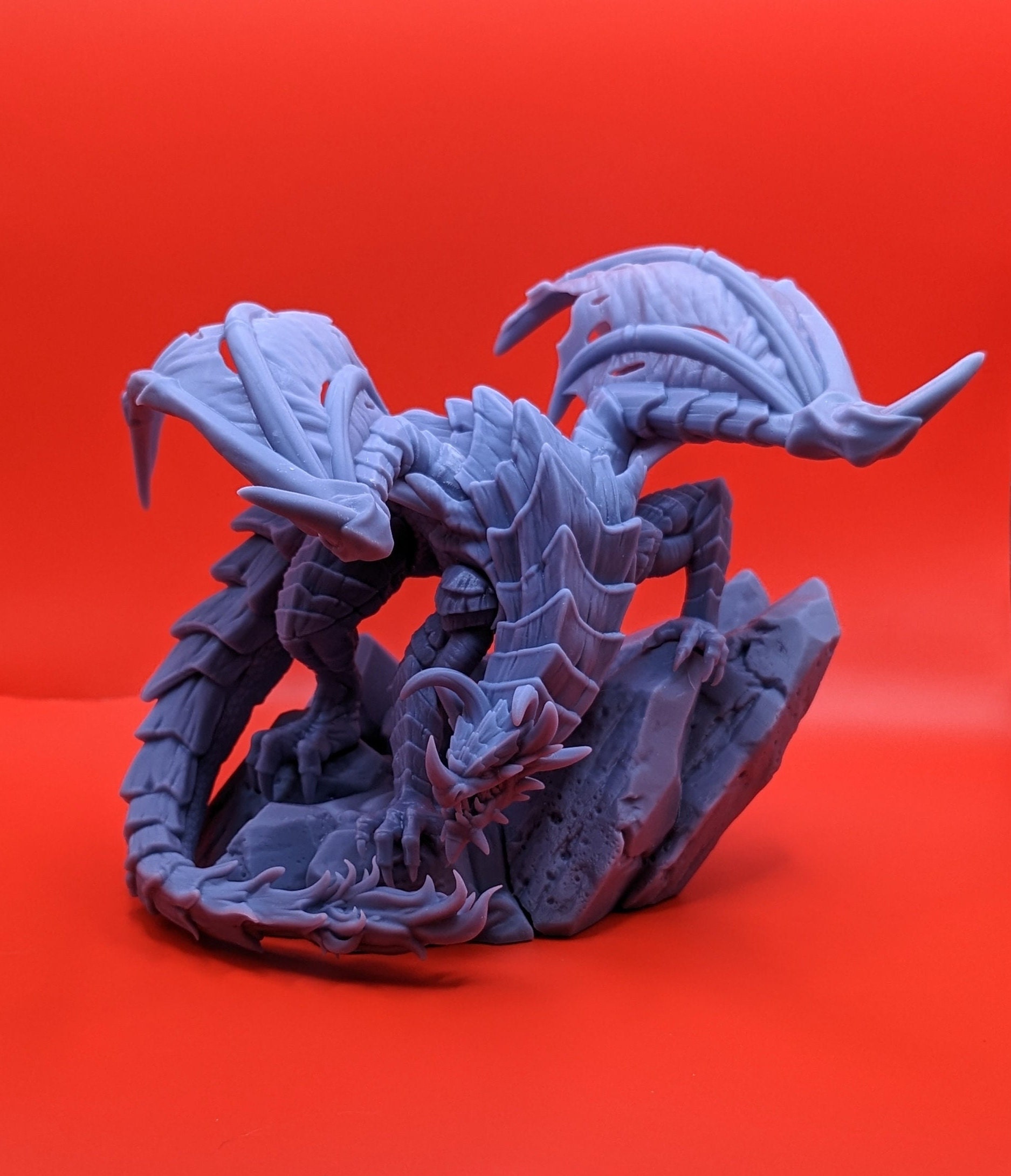 Red Dragon Miniature Premium 3D Printed Fantasy Tabletop Mini Large ...