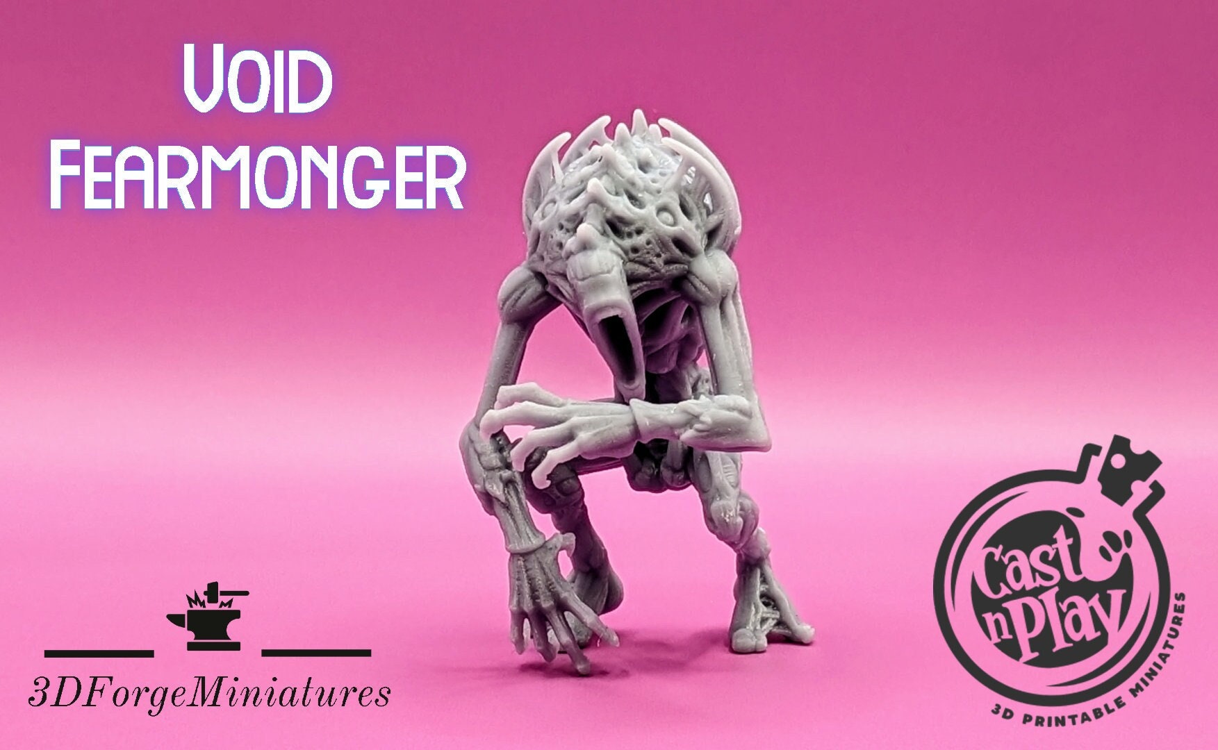 Void Fearmonger 4k Premium 3D Printed Fantasy Tabletop Miniatures 35 ...