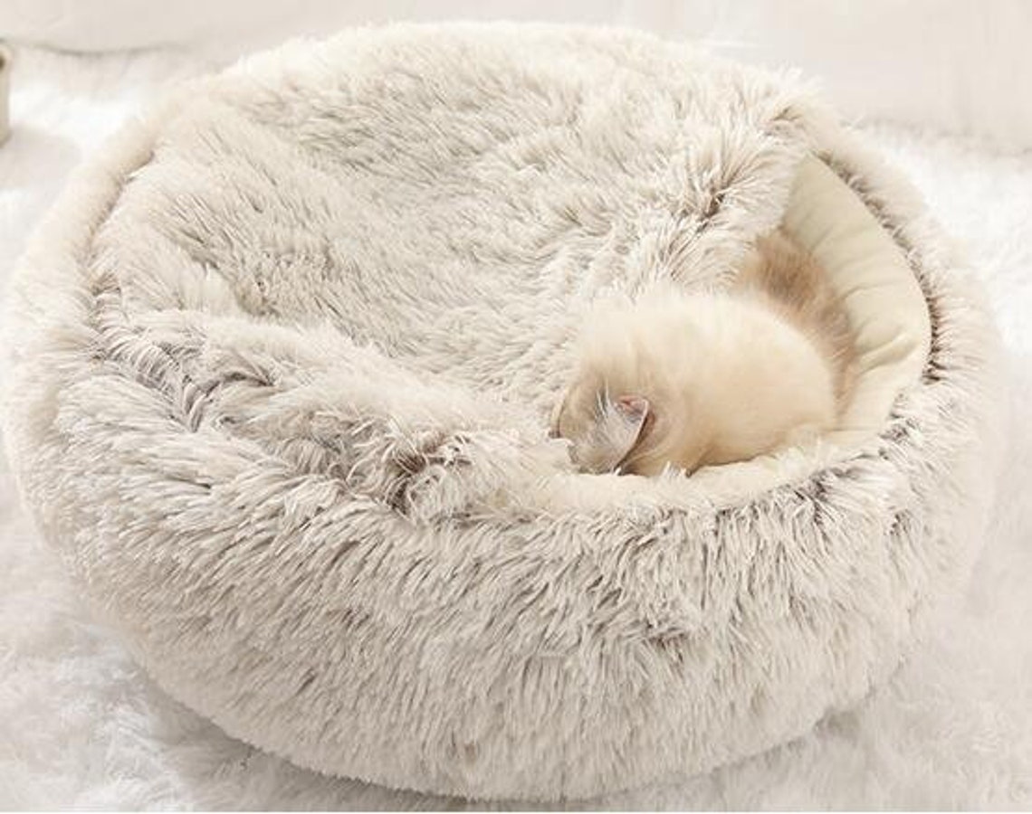 Cats Winter Bed Cat Bed Cave Cute Cat Bed Bed for Cats - Etsy