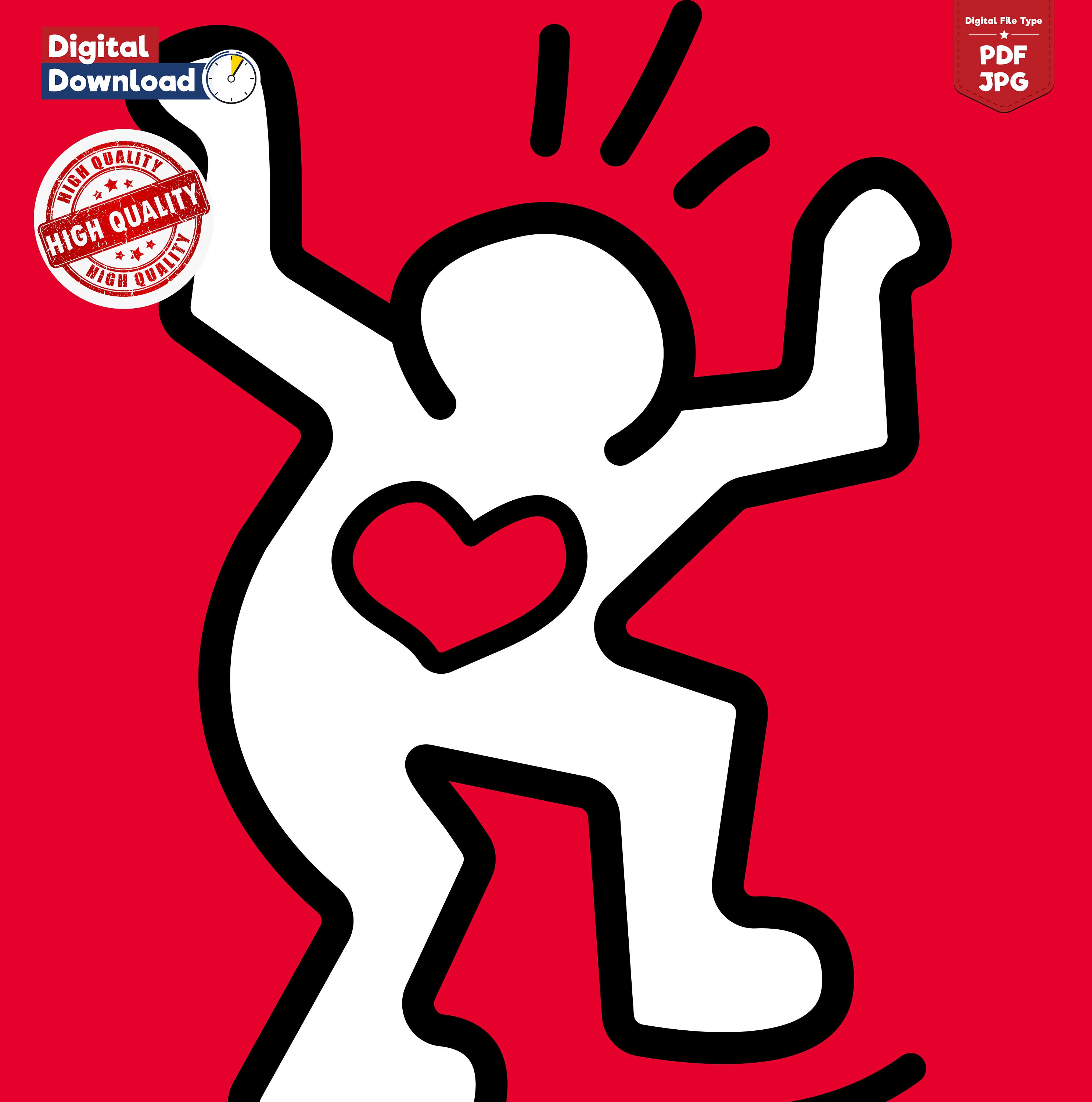 Keith Haring Set of 3, Exhibition Poster, Keith Haring Poster, Gallery ...
