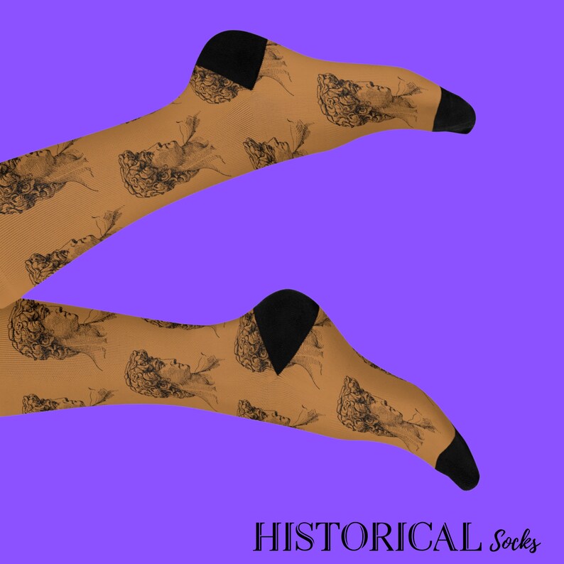 David Statue Michelangelo David Artist Gift David Socks Michelangelo ...