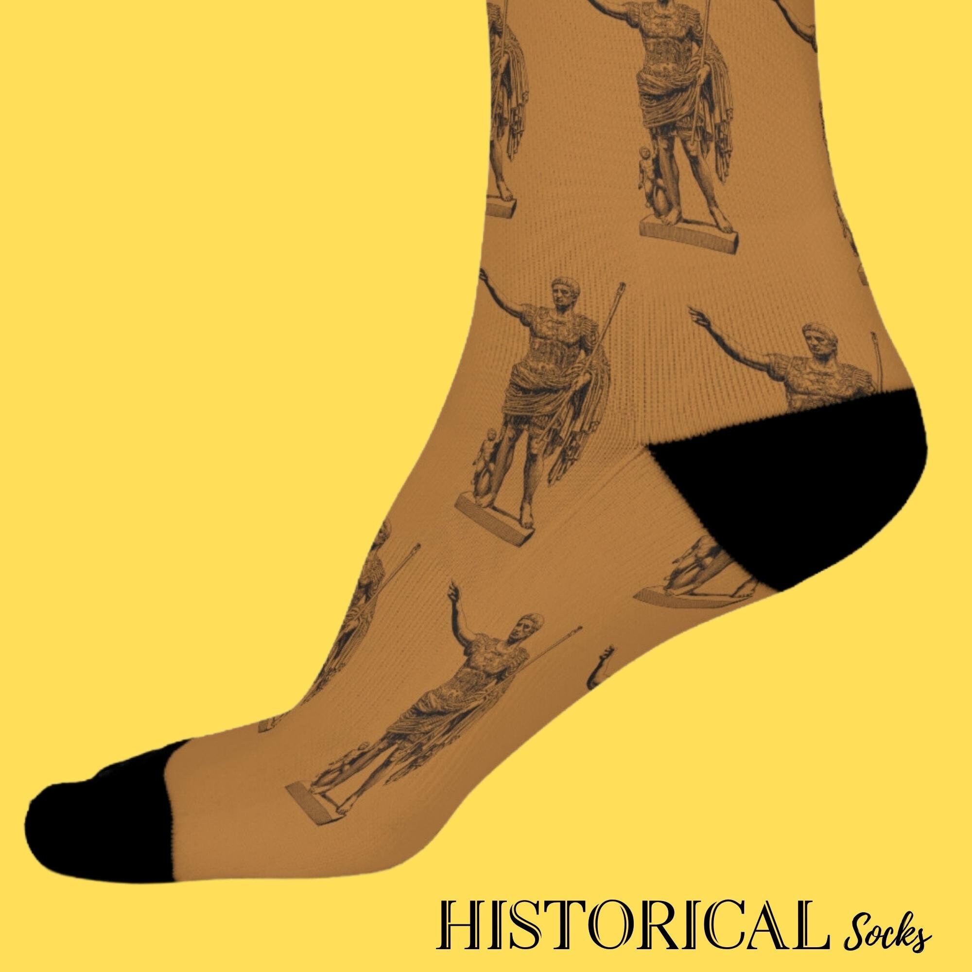 Roman Emperor Socks Augustus Boss Gift for Men Italian Gift Leadership ...
