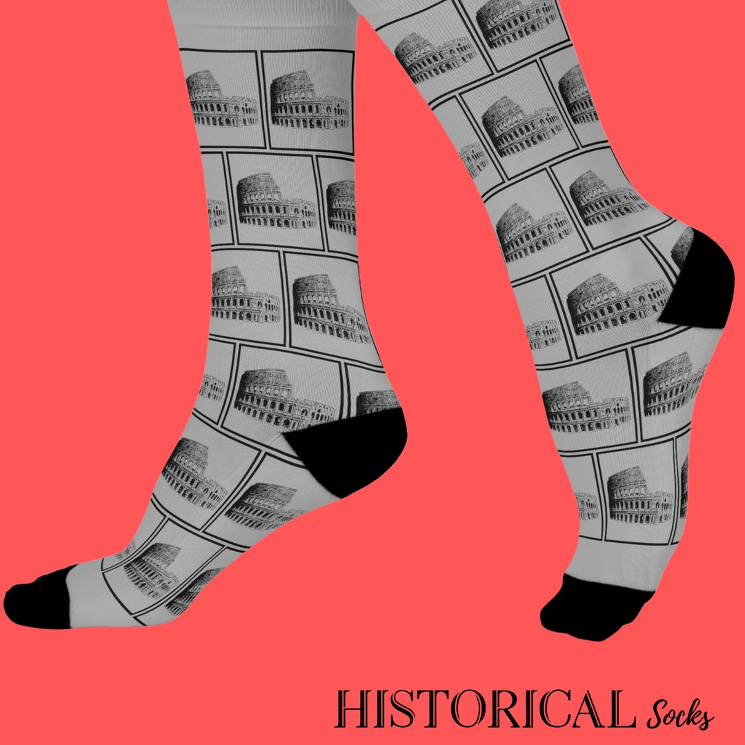 Colosseum Socks Rome Colosseo Italy Ancient Rome Italian Gifts Ancient ...