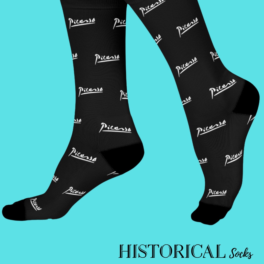 Pablo Picasso Socks Signed Art Socks Painter Gifts Spanish Gifts ...