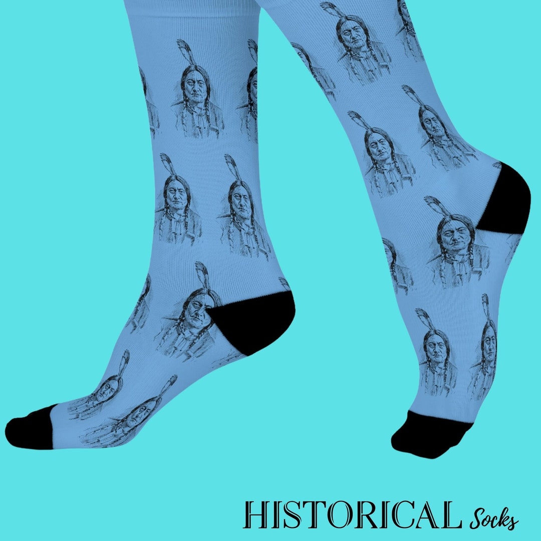 Sitting Bull Socks Native American Gifts Chief Gift Hunkpapa Lakota ...