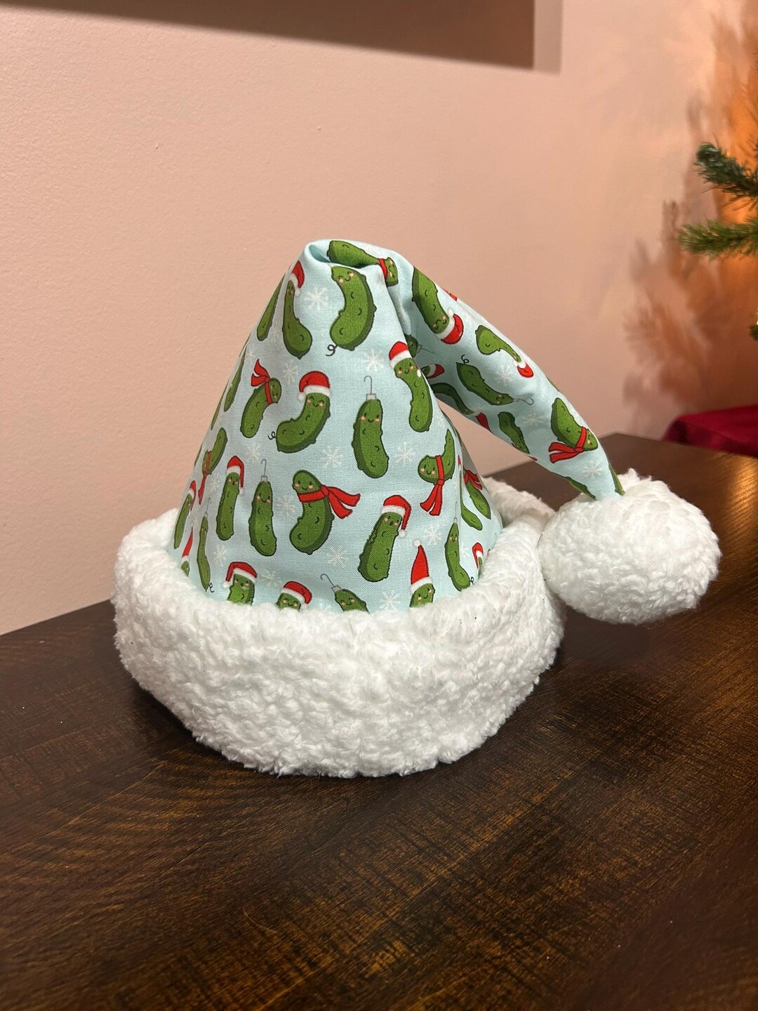 Christmas Pickle Hat, Christmas Hat, Santa Hat, Cute Christmas Hat ...