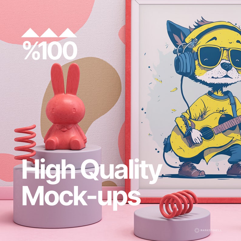 Figma Frame Mock-ups Posterpro Series Pack-01. Colorful Frames - Etsy
