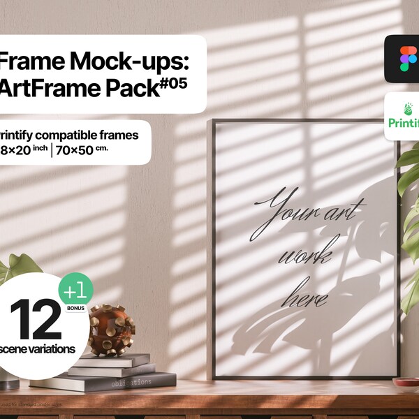 50x70 Poster Mockup - Etsy