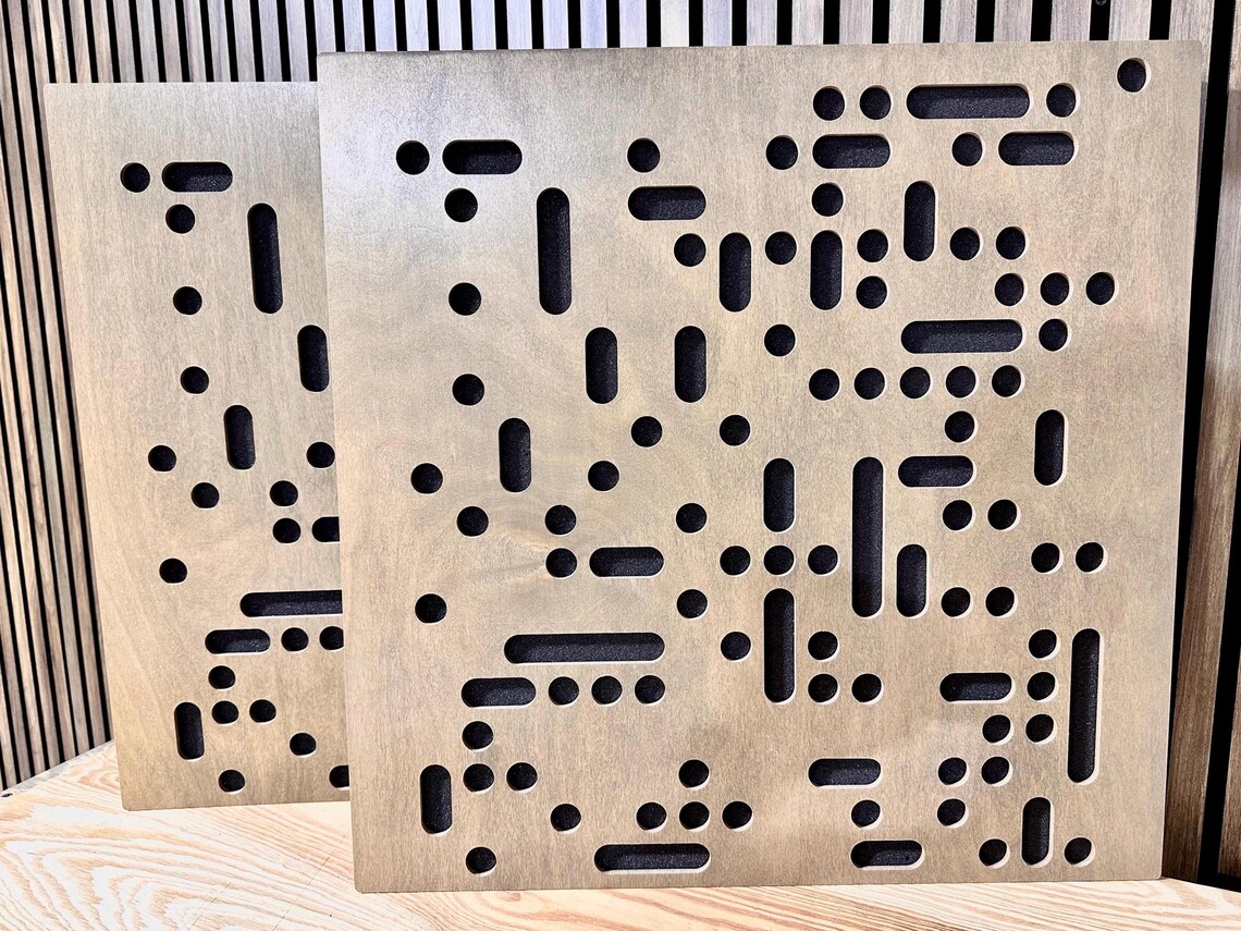 Sound Absorbing Acoustic Diffusion Panels - Bass Traps - Etsy