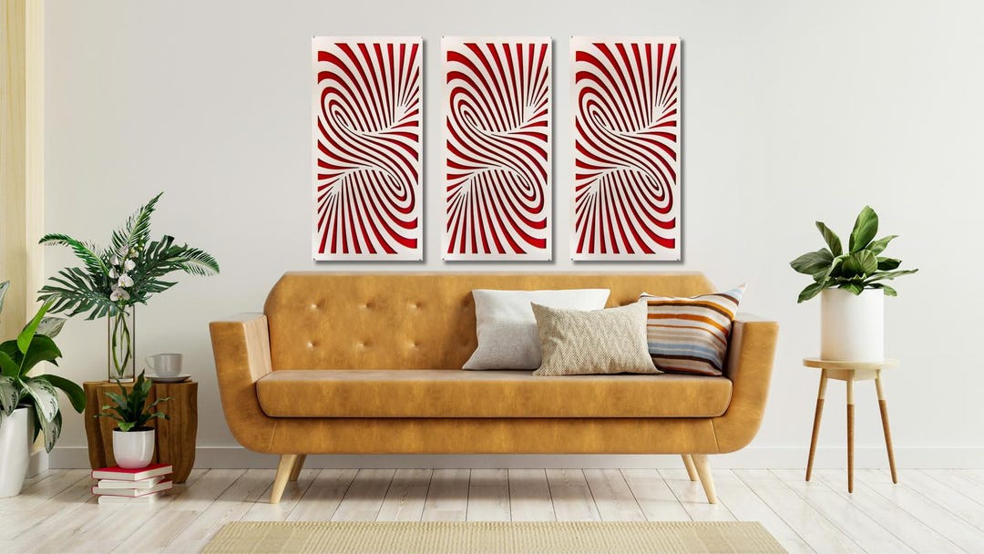 Sound Absorbing Acoustic Panels - Bass Traps - Artistic Design Swirl - Etsy