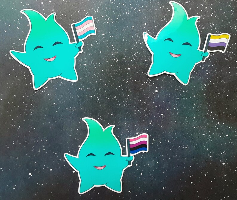 Super Mario Lumalee Pride Sticker - Etsy