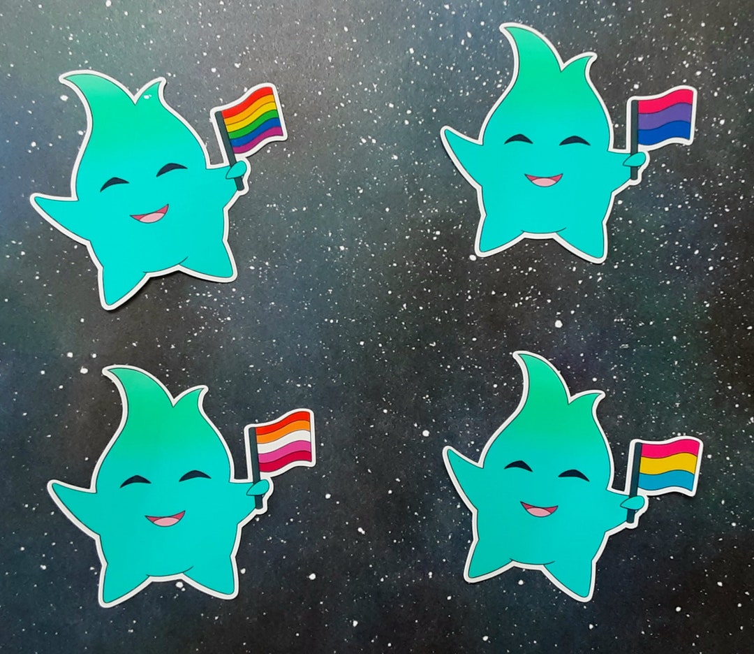 Super Mario Lumalee Pride Sticker - Etsy