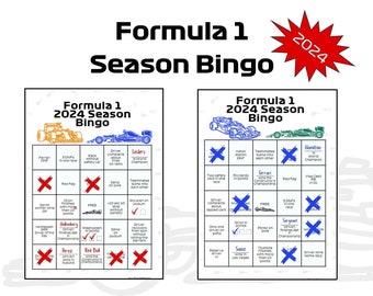 2024 F1 Bingo - Etsy