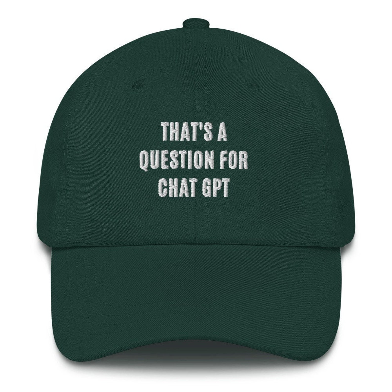 That's A Question for Chat GPT Hat | AI Dad Cap | Chatgpt Ball Cap ...