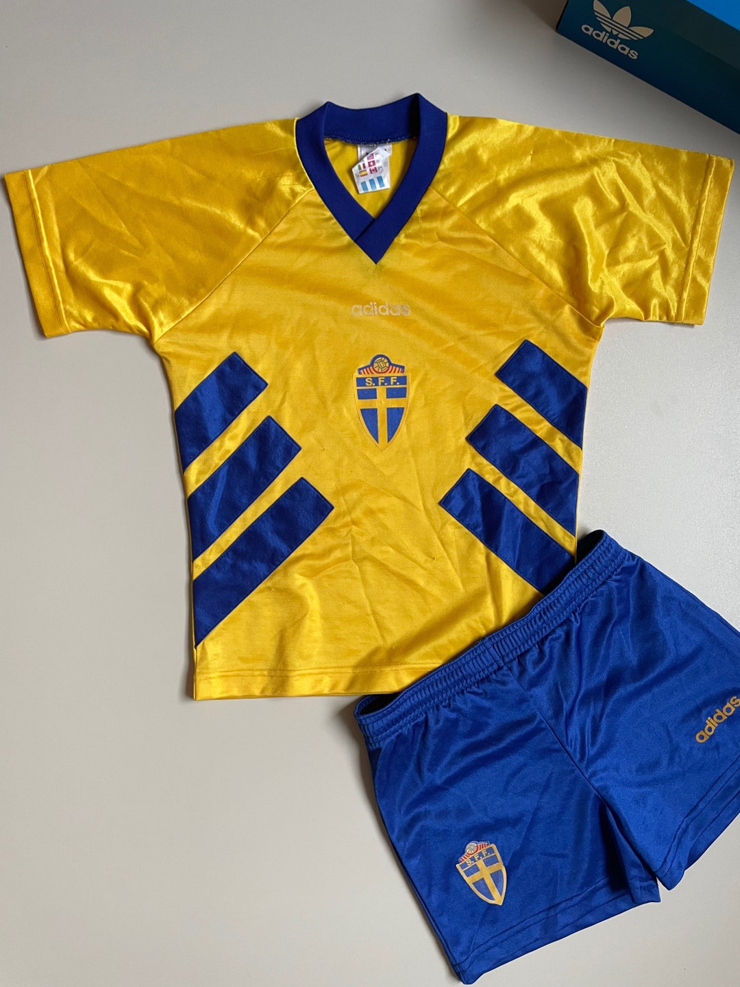 Sweden Football Kit Set 1994 World Cup Home Shirt and Shorts - Etsy