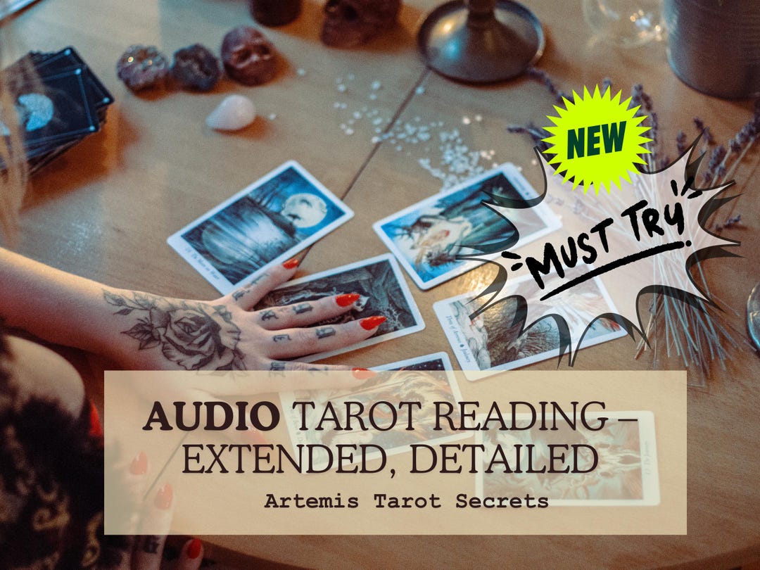 AUDIO TAROT READING - Deep, Extended, One Question Answered - Etsy