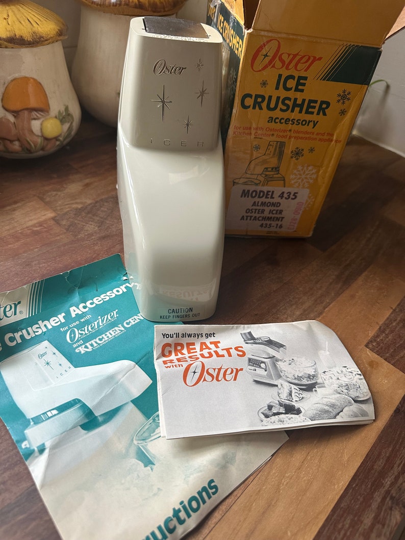Vintage Oster Ice Crush Add On - Etsy