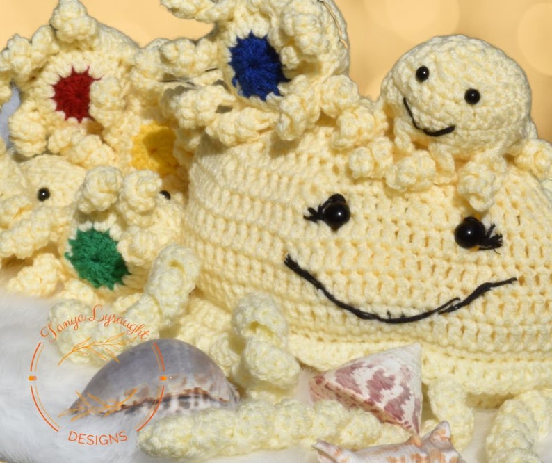 Octavia the Octopus Memory Game Pattern - Etsy