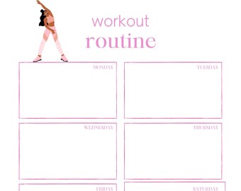Digital Workout Routine for Beginners - Etsy