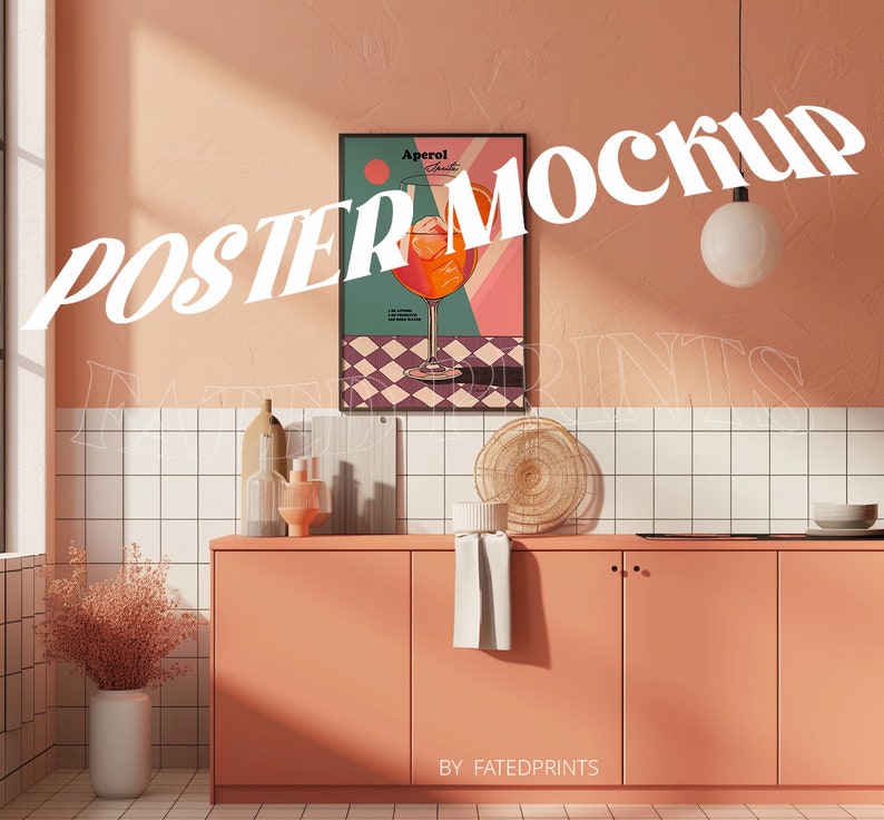 Kitchen Frame Mockups 4 X Kitchen Mockup, Minimal, Scandi Vibes, K, Mix ...