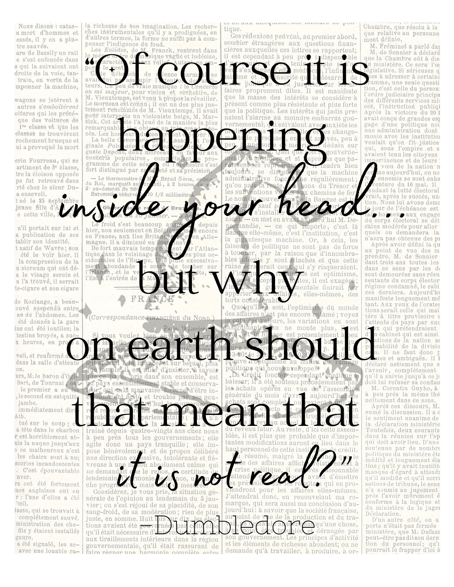 Printable Wall Art: Dumbledore Quote - Etsy