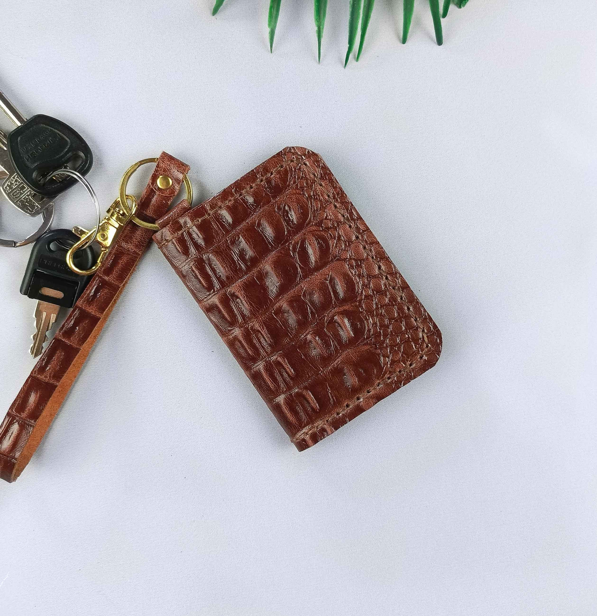 Keychain Wallet, Wristlet Card Holder Kaychain - Etsy
