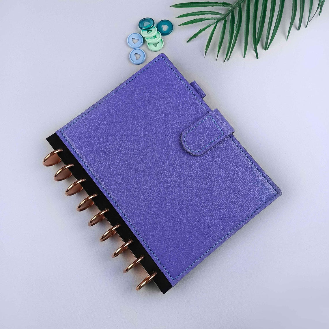 Soft Leather Discbound Planner Cover: Happy Planner Compatible - Etsy