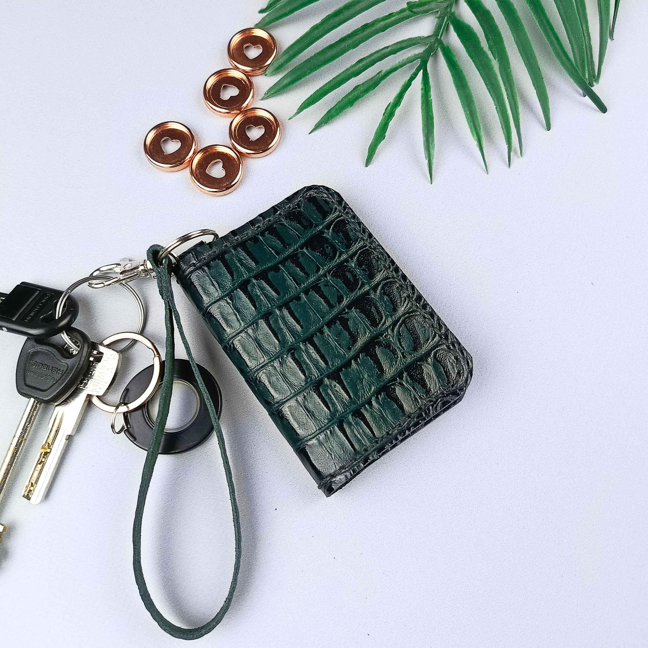 Keychain Wallet, Wristlet Card Holder Kaychain - Etsy