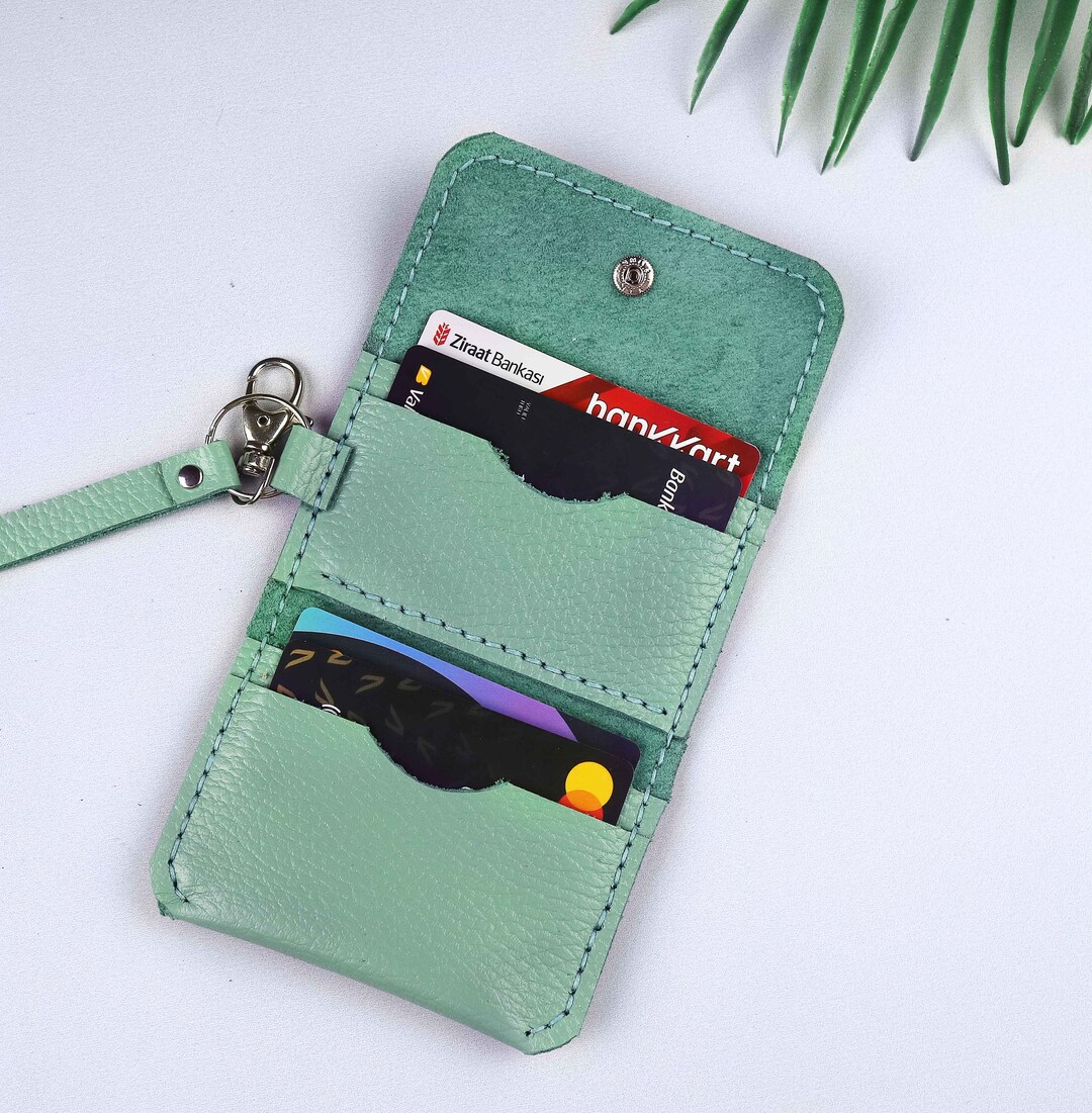 Keychain Wallet, Wristlet Card Holder Kaychain - Etsy