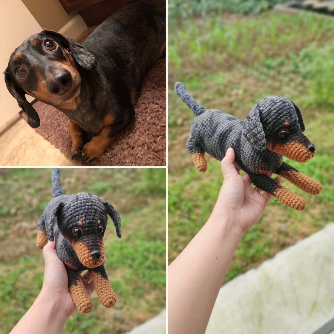 Custom Crochet Dog, Custom Stuffed Animal, Personalized Pet Gift ...