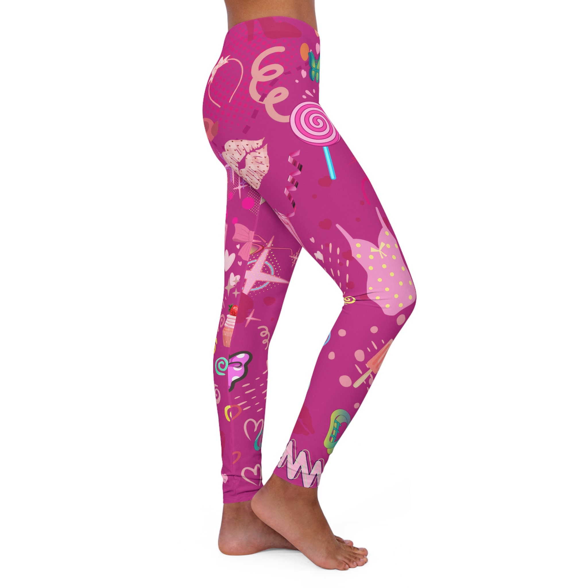 Barbie Inspired Women's Skinny Fit Spandex Leggings sold by Tender ...