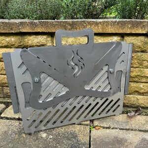 Flat Pack BBQ - Camping BBQ - Portable BBQ - Grill - Etsy UK