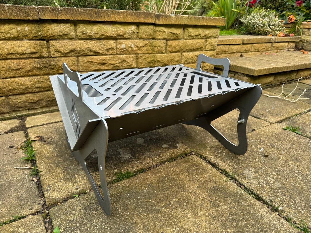 Flat Pack BBQ - Camping BBQ - Portable BBQ - Grill - Etsy UK