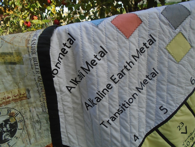 Periodic Table Quilt - Etsy