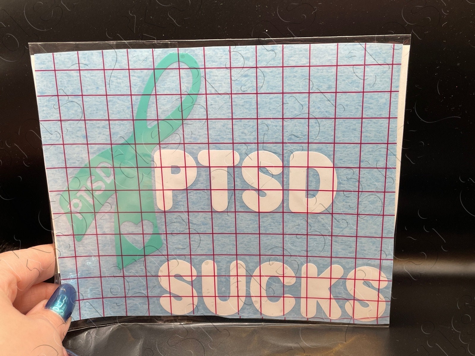 PTSD Sucks 7 Inch Vinyl Decal - Etsy