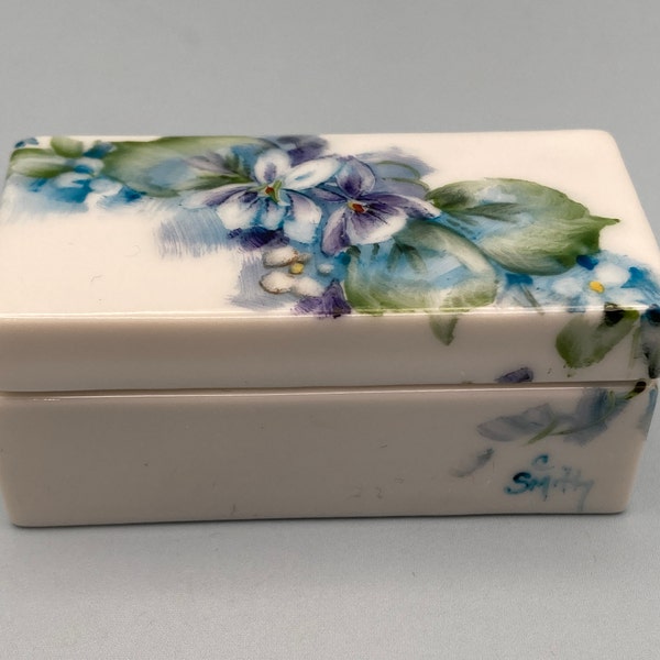 Hand Painted Box - Etsy