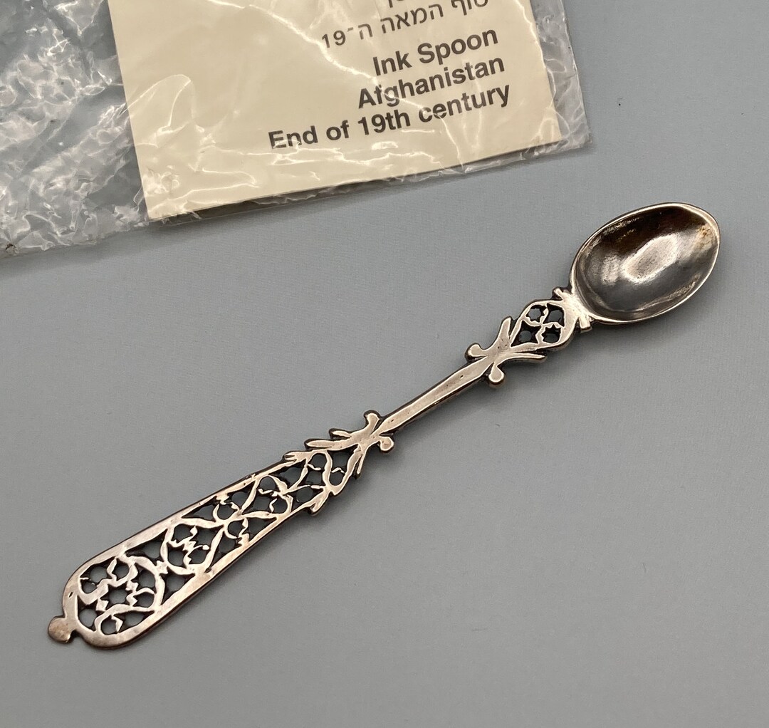 Replica Sterling Silver Afghanistan 19th Century Ink Spoon - Etsy