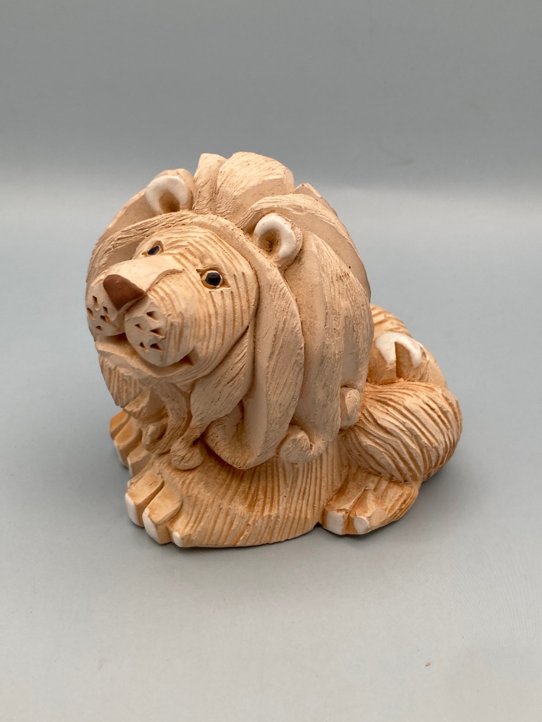 Artesania Rinconada Lion Figurine Vintage Animal Collectible Uruguay ...