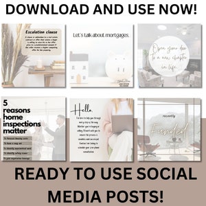 50 Loan Officer Social Media Posts! Loan Officer/ Mortgage Broker ...