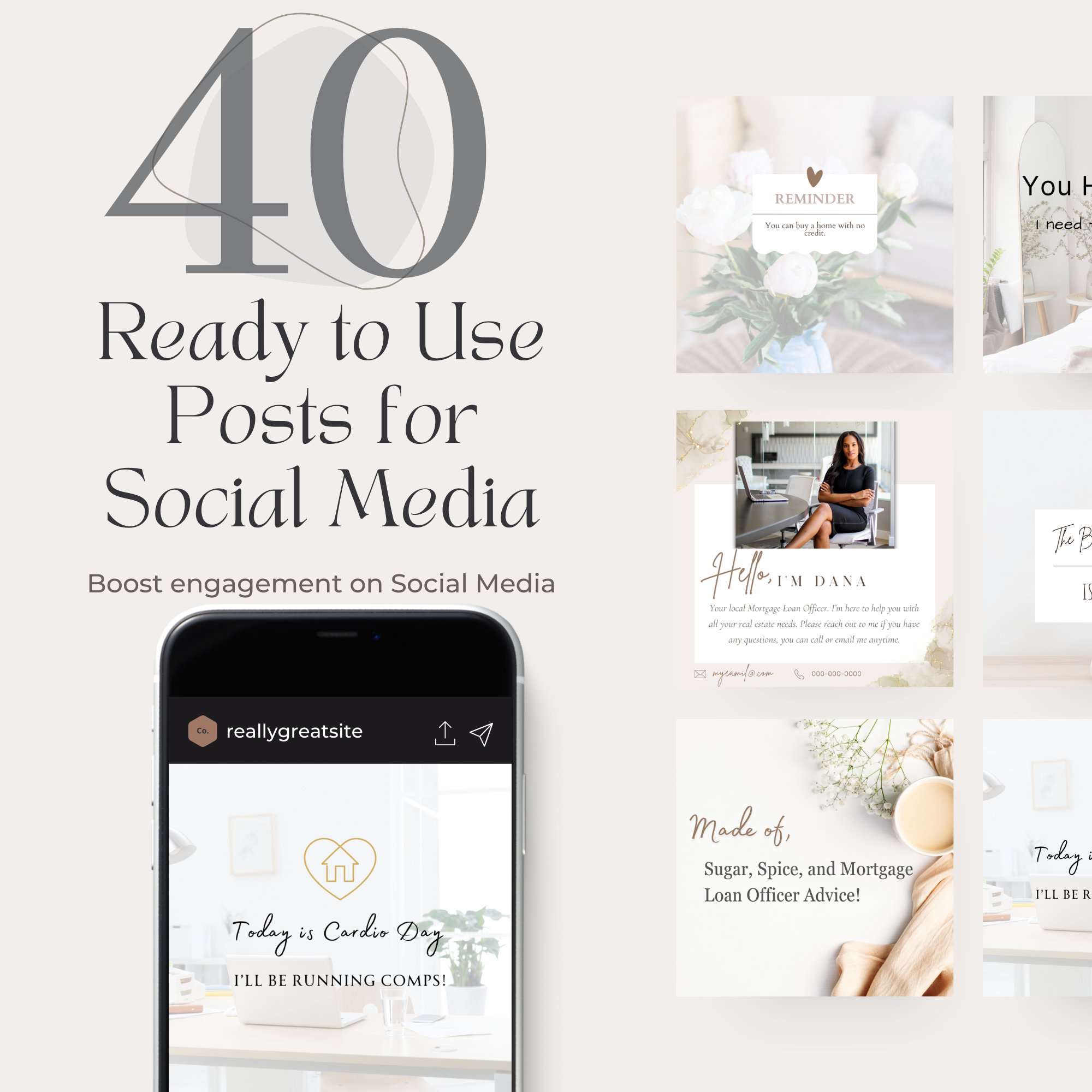 40 Mortgage Loan Officer Social Media Posts! Loan Officer/ Mortgage ...