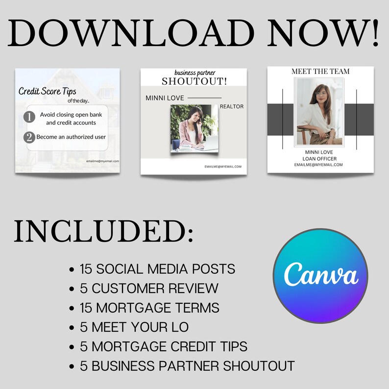 50 Loan Officer Social Media Posts! Loan Officer/ Mortgage Broker ...