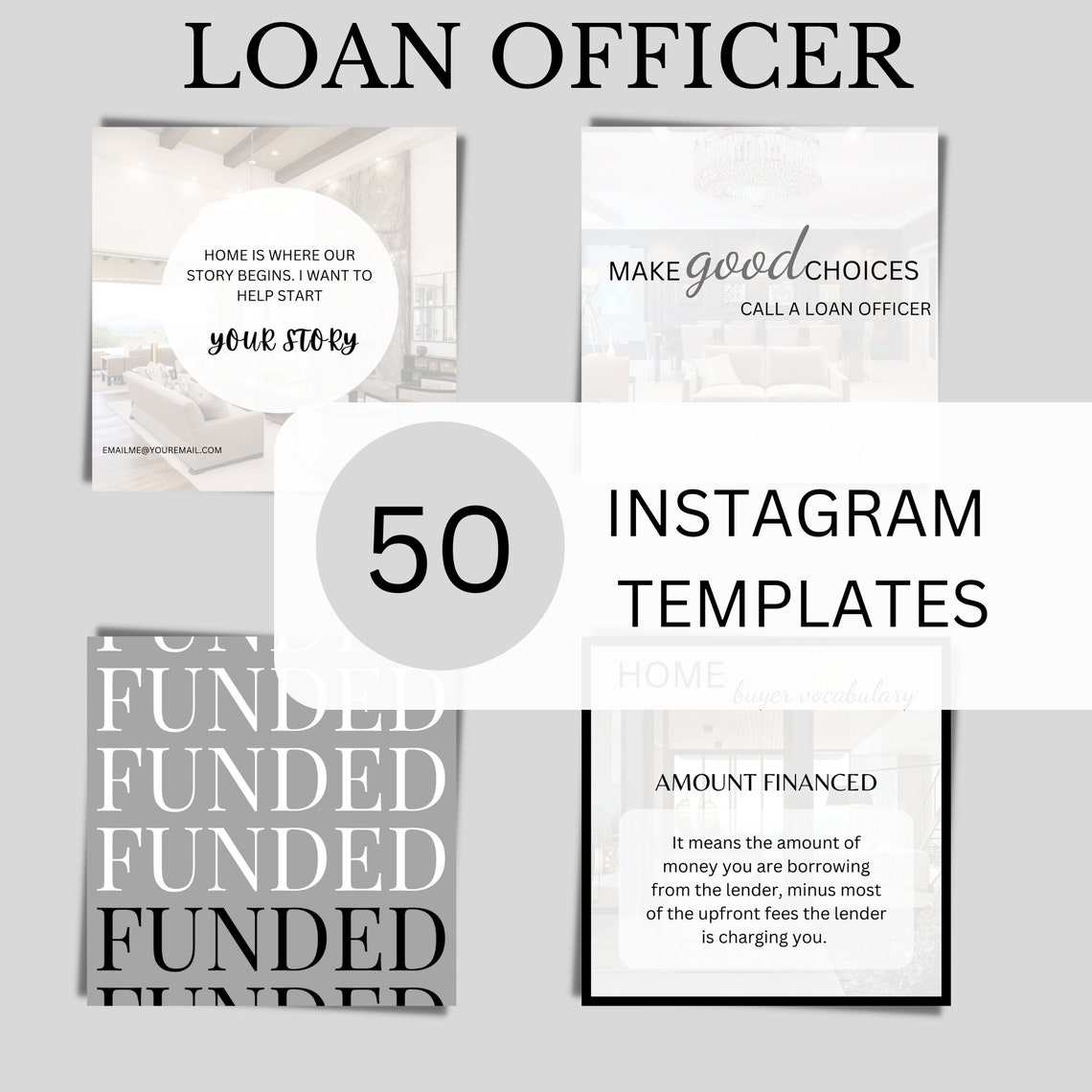 50 Loan Officer Social Media Posts! Loan Officer/ Mortgage Broker ...