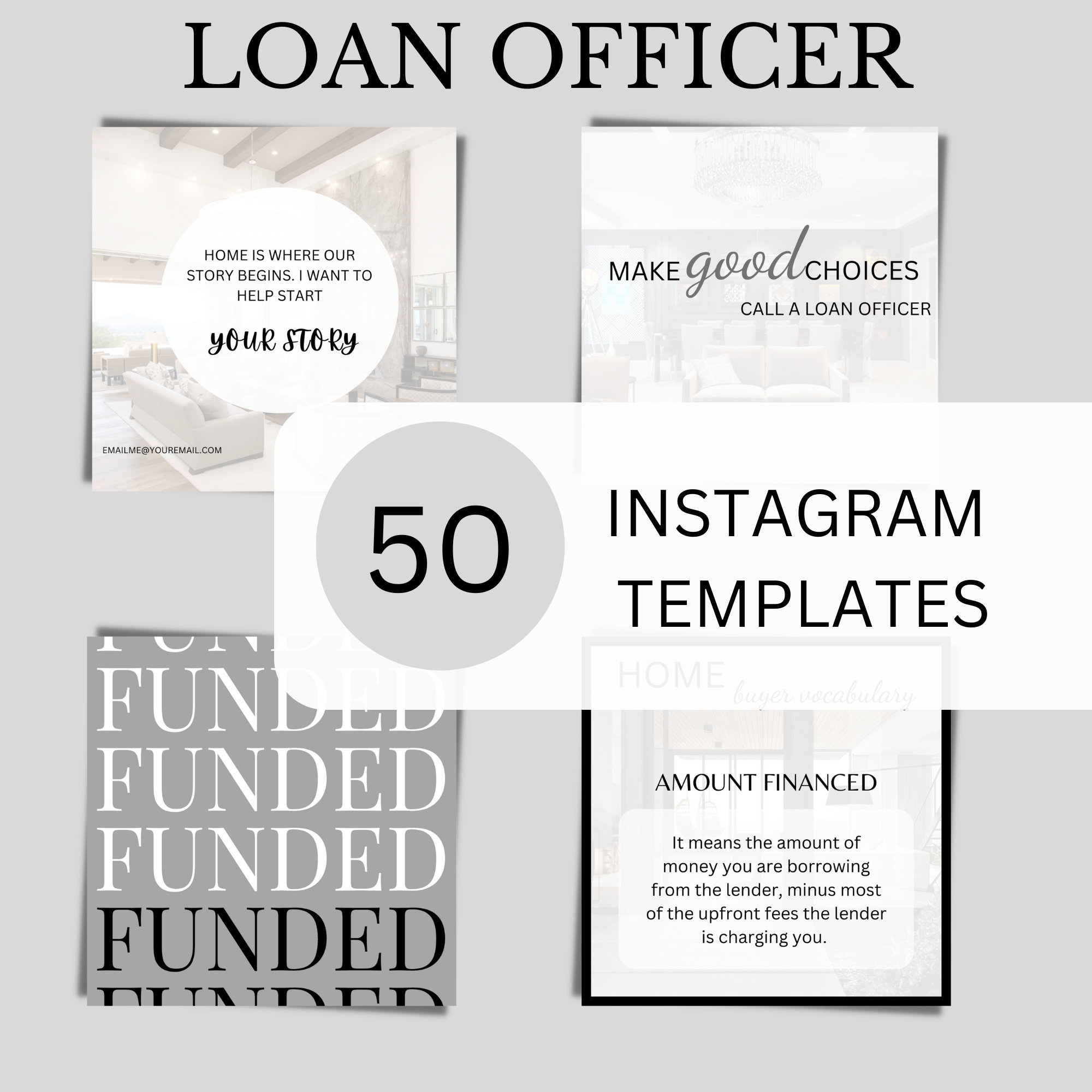 50 Loan Officer Social Media Posts! Loan Officer/ Mortgage Broker ...